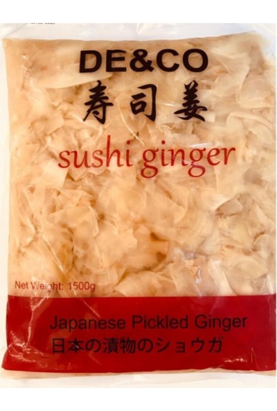 Deco De&co Sushi Pickled Ginger Zencefil Turşusu 1500 Gr. Deco De&co Sushi Pickled Ginger Zencefil Turşusu 1500 Gr.