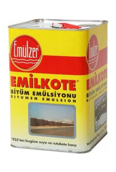 Emülzer Emilkote Çatı Bodrum Su Izolasyon Yalıtım Zifti 4.5 kg
