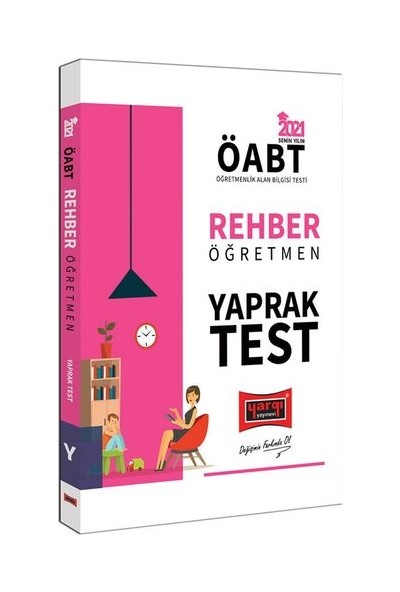Yargı Yayınevi 2021 ÖABT Rehber Öğretmen Yaprak Test