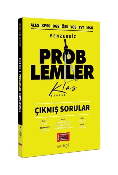 Yargı Yayınevi ALES KPSS DGS ÖSS YGS TYT MSÜ Benzersiz Problemler Çıkmış Sorular Klas Serisi Yargı Yayınevi ALES KPSS DGS ÖSS YGS TYT MSÜ Benzersiz Problemler Çıkmış Sorular Klas Serisi