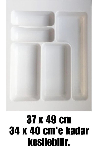 Almital 37X49 Cm_beyaz Plastik Desenli Kaşıklık Almital 37X49 Cm_beyaz Plastik Desenli Kaşıklık