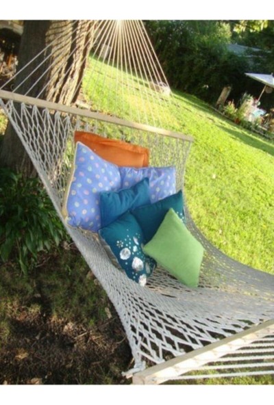 Layrol Çift Kişilik Çift Kat Makrome Hamak