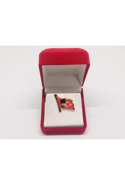 Merit Collection Atatürk ve Türk Bayrağı Yaka Rozeti Merit Collection Atatürk ve Türk Bayrağı Yaka Rozeti
