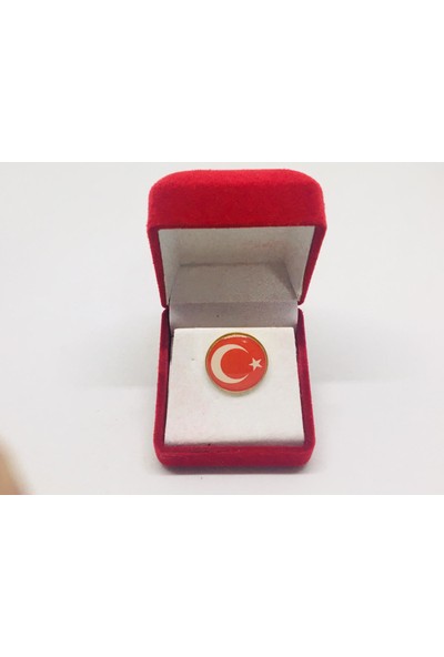 Merit Collection Türk Bayrağı Yaka Rozeti Merit Collection Türk Bayrağı Yaka Rozeti