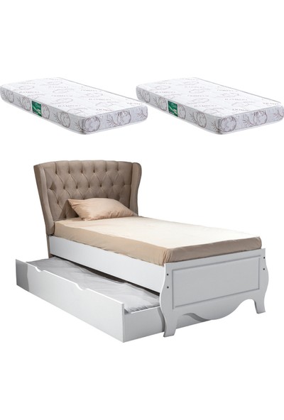 Setay Yavrulu Karyola, Nergis Yavrulu Karyola + 2 Comfort Yatak