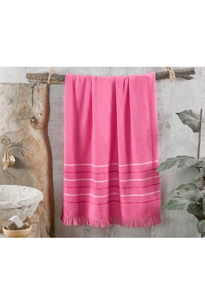 Tekstil Sepeti Peştemal Havlu Pembe (70X150 Cm) Tekstil Sepeti Peştemal Havlu Pembe (70X150 Cm)