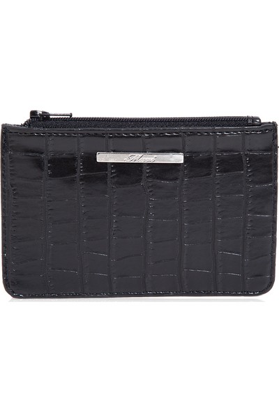 Mavi Kadın Timsah Derisi Desenli Siyah Kartlık 197664-900 Mavi Kadın Timsah Derisi Desenli Siyah Kartlık 197664-900