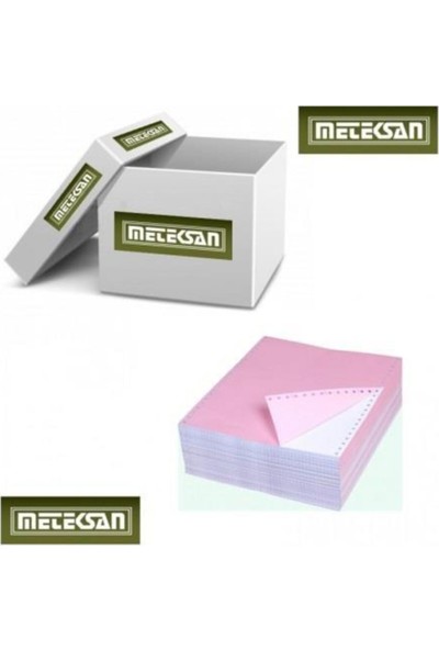Meteksan Sürekli Form Kağıdı 2 Nüsha 5.5 Perföreli 60 gr 1000'li 11X24 Meteksan Sürekli Form Kağıdı 2 Nüsha 5.5 Perföreli 60 gr 1000'li 11X24