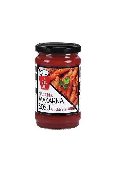 Jr Sous Chef Organik Makarna Sosu Arrabbiata 300g Cam Kavanoz