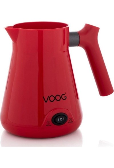 Voog Közde Pişirme Özellikli Türk Kahve Makinesi - Kırmızı Voog Közde Pişirme Özellikli Türk Kahve Makinesi - Kırmızı
