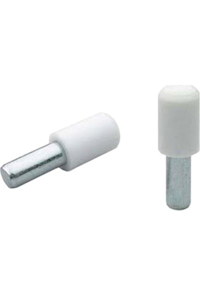 Metali Pls. Başlı Metal Geçmeli Raf Pimi Beyaz ( 100 Adet)