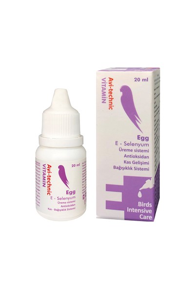 Avitechnic Avi Technic Vitamin E Selenyum Üreme ve Kas Gelişimi 20 cc