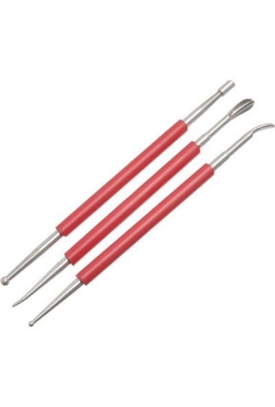 Sculpey Pirinç Kabartma Çift Yönlü 3'lü