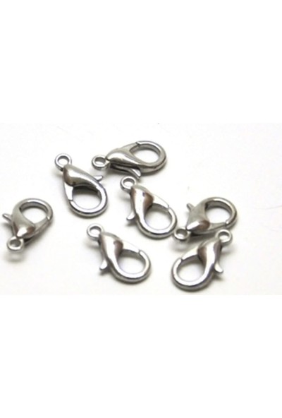 Bi Hızlı 502 Papağan Armut Klips Gümüş Renk 50 Adet