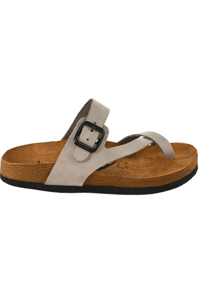 Moosefield Gri Kadın Terlik