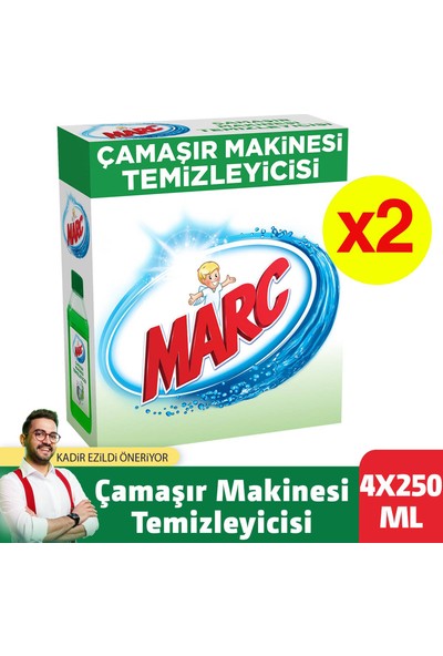 Marc Çamaşır Makinesi Temizleyicisi Çam ve Okaliptus Ferahlığı 4x250 ml Marc Çamaşır Makinesi Temizleyicisi Çam ve Okaliptus Ferahlığı 4x250 ml