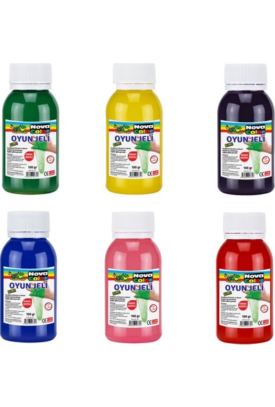 Nova Color 100 Gram Slime Yapıştırıcı 6 Lı Set (NC-709)