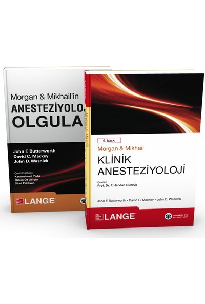 Güneş Tıp Kitabevi Morgan & Mikhail'in Klinik Anesteziyoloji Konu + Olguları Güneş Tıp Kitabevi Morgan & Mikhail'in Klinik Anesteziyoloji Konu + Olguları