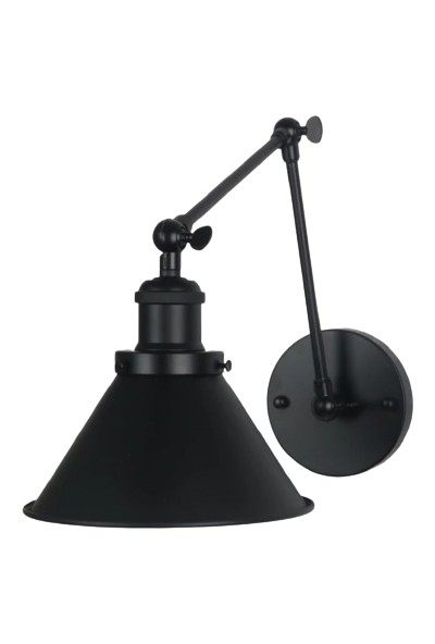 My Light Concept Mylight Mat Siyah Üç Mafsalı Akrobat Aplik Duvar Lambası Retro Rustik My Light Concept Mylight Mat Siyah Üç Mafsalı Akrobat Aplik Duvar Lambası Retro Rustik