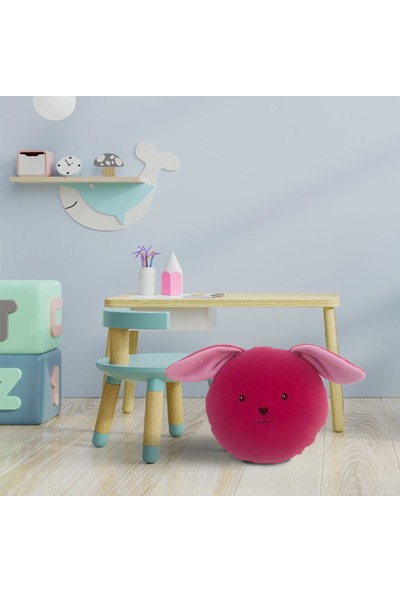 Bambi Toys Pembe Kulaklı Tavşan Yastık 33 cm Silikon Elyaf Bambi Toys Pembe Kulaklı Tavşan Yastık 33 cm Silikon Elyaf