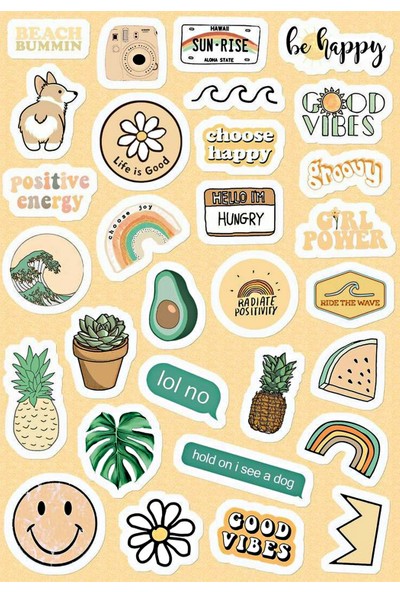 Tellgraf Soft Renkli Sticker Seti