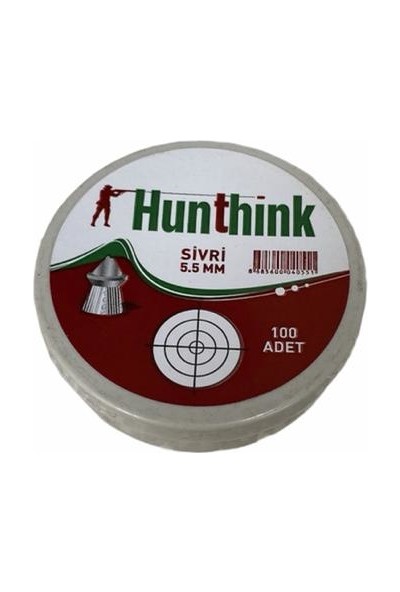Hunthink 5.5 mm 100 Adet Havalı Saçma Hunthink 5.5 mm 100 Adet Havalı Saçma