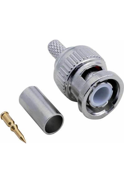 Hq Speed Sıkmalı Bnc Konnektör RG58 (10 Adet)