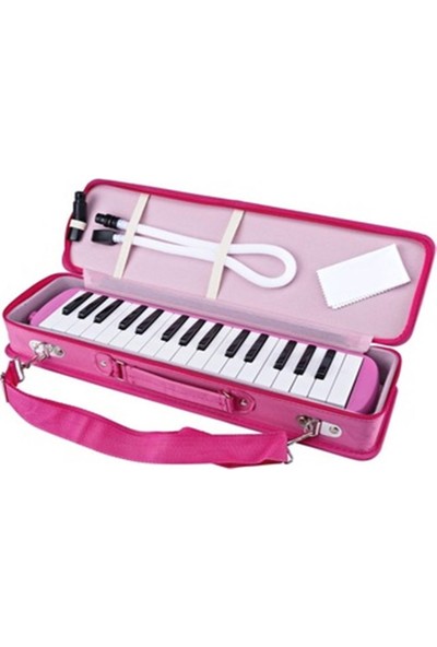 Ticon 32 Tuşlu Çantalı Melodika - Pembe