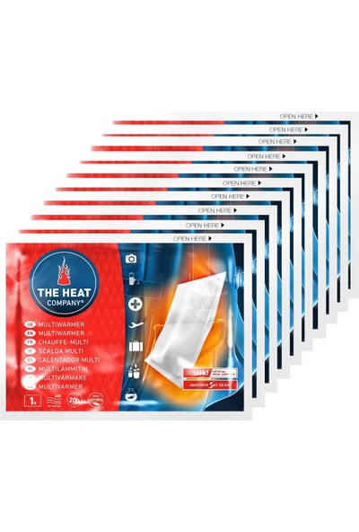 The Heat Company 20 Saat Multibodywarmer Çok Amaçlı Vücut Isıtıcı 10 Adet