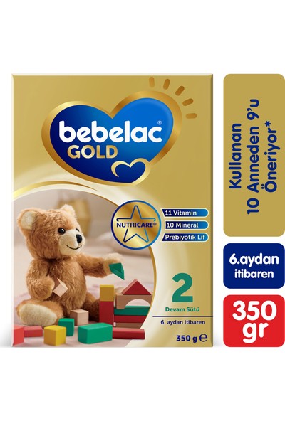 Bebelac Gold 2 Devam Sütü 350 gr 6-12 Ay Bebelac Gold 2 Devam Sütü 350 gr 6-12 Ay