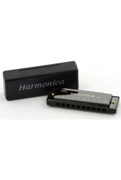 Harmonica Metal Mızıka-Siyah Harmonica Metal Mızıka-Siyah