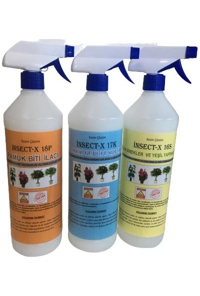 Çiçek ve Bitki Ilacı 3'lü Set Çiçek ve Bitki Ilacı 3'lü Set