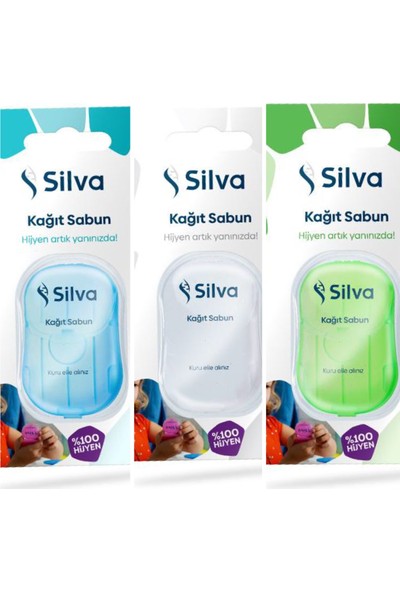 Silva Kağıt Sabun 3'lü Paket