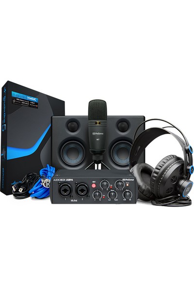 Presonus Audiobox 96K 25Th Ultimate Kayıt Seti Presonus Audiobox 96K 25Th Ultimate Kayıt Seti