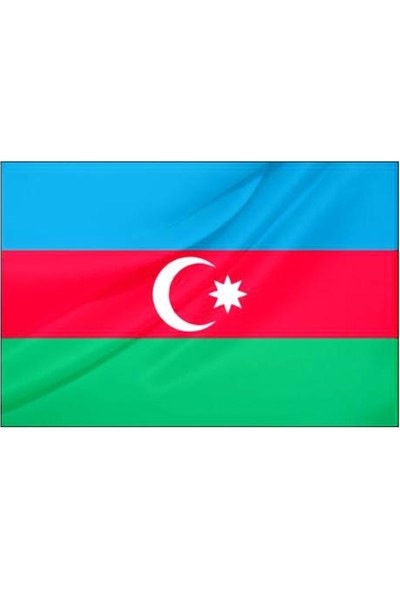 Rekbay Azerbaycan Ülke Bayrağı Parlak Kumaş 200 x 300 cm