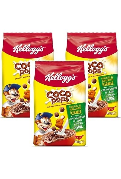 Kellogg's Cocopops 450 gr x 3'lü