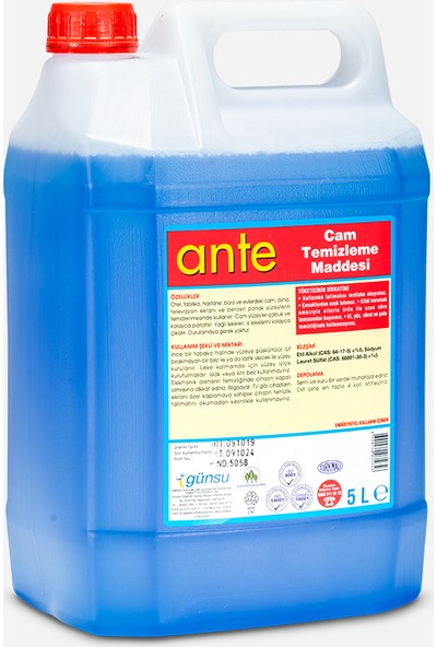 Günsu Cam Temizleyici 5 kg