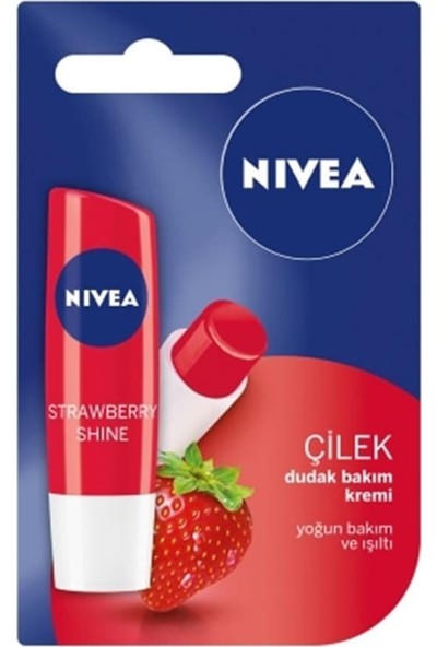 Nivea Çilek Aromalı Dudak Bakım Kremi Nivea Çilek Aromalı Dudak Bakım Kremi