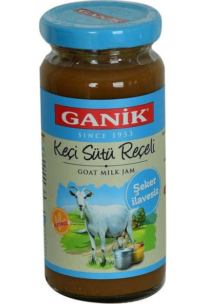 Ganik Keçi Sütü Reçeli Şeker Ilavesiz Glutensiz 270 gr Ganik Keçi Sütü Reçeli Şeker Ilavesiz Glutensiz 270 gr