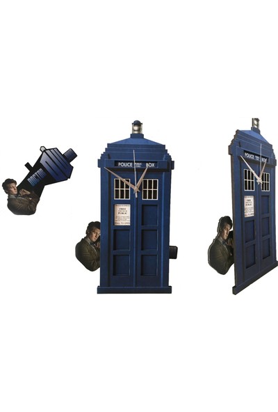 Netuhaf Police Box Sallanan Sarkaçlı Saat