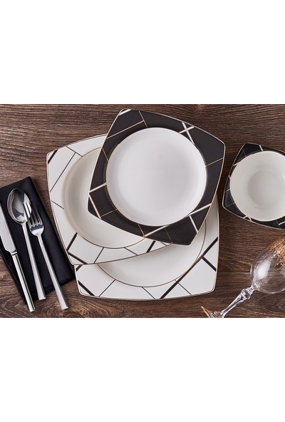 Bernardo Alvına 53 Prç Yemek Takımı