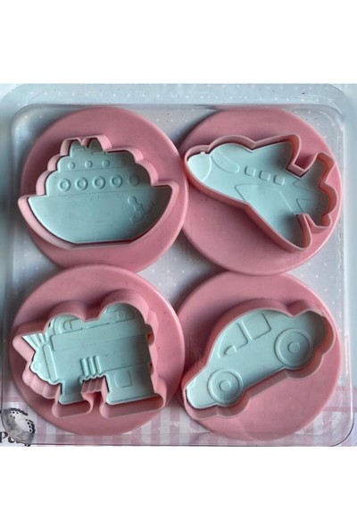 Bayev 3131 Basmalı Çocuklar Için Arabalı Kurabiye Kalıbı