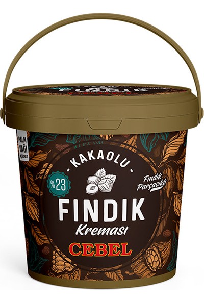Cebel Fındık Parçacıklı Kakaolu Fındık Kreması Kova 900 gr Cebel Fındık Parçacıklı Kakaolu Fındık Kreması Kova 900 gr