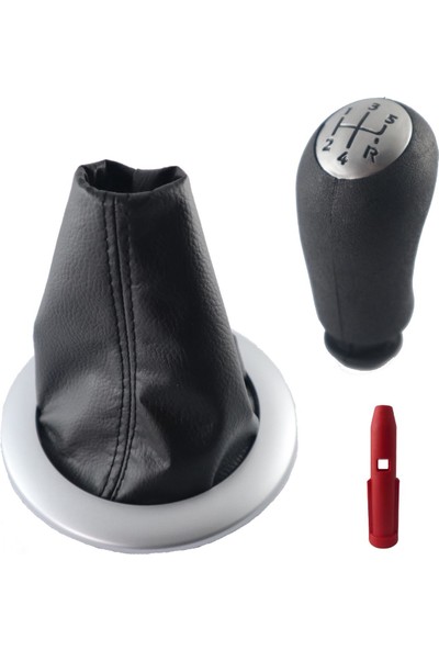 Moda Renault Megane 2 Gri Çerçecve Vites Körüğü ve Vites Topuzu Moda Renault Megane 2 Gri Çerçecve Vites Körüğü ve Vites Topuzu
