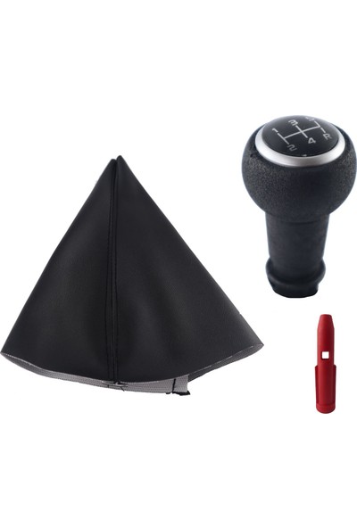 Moda Citroen C3 Vites Körüğü ve Krom Çerçeve Vites Topuzu Moda Citroen C3 Vites Körüğü ve Krom Çerçeve Vites Topuzu