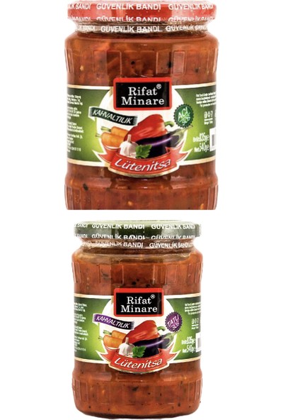 Rifat Minare Lütenitsa 2 Li Set (Acı Sos ve Tatlı Sos) 540 gr