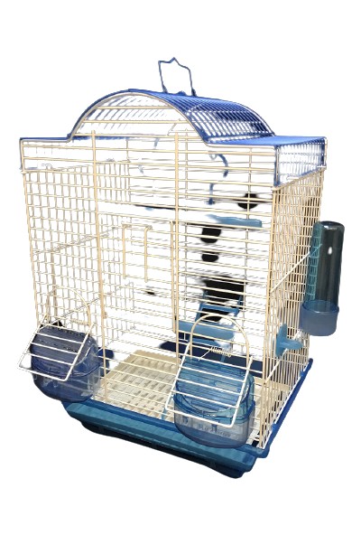 Yıldırım Kafes Kuş Muhabbet Için Kafes Mavi 30X23X43CM