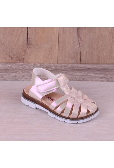 Kidya Anatomik Genç Kız Çocuk Sandalet Sedef