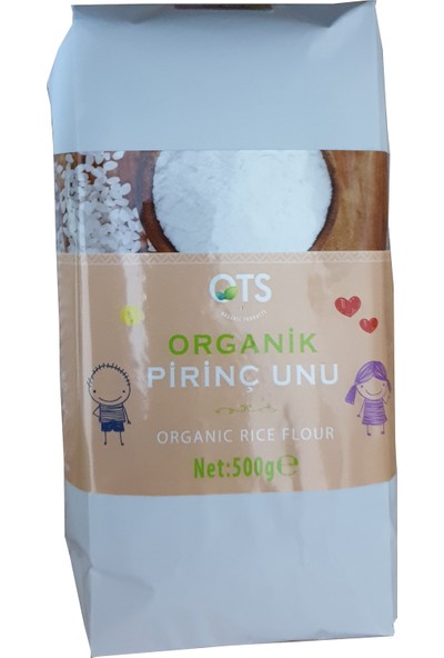 OTS Organik Pirinç Unu - Bebekler ve Çocuklar Için 500 gr OTS Organik Pirinç Unu - Bebekler ve Çocuklar Için 500 gr