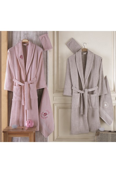 Güvenal 'pamuxu' 8 Pc Pamuklu Bornoz Seti,bornoz,bornoz Takımı, Güvenal 'pamuxu' 8 Pc Pamuklu Bornoz Seti,bornoz,bornoz Takımı,